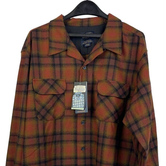 Pendleton | Shirts | New Pendleton Board Shirt Mens Xxl 0 Wool Flannel ...